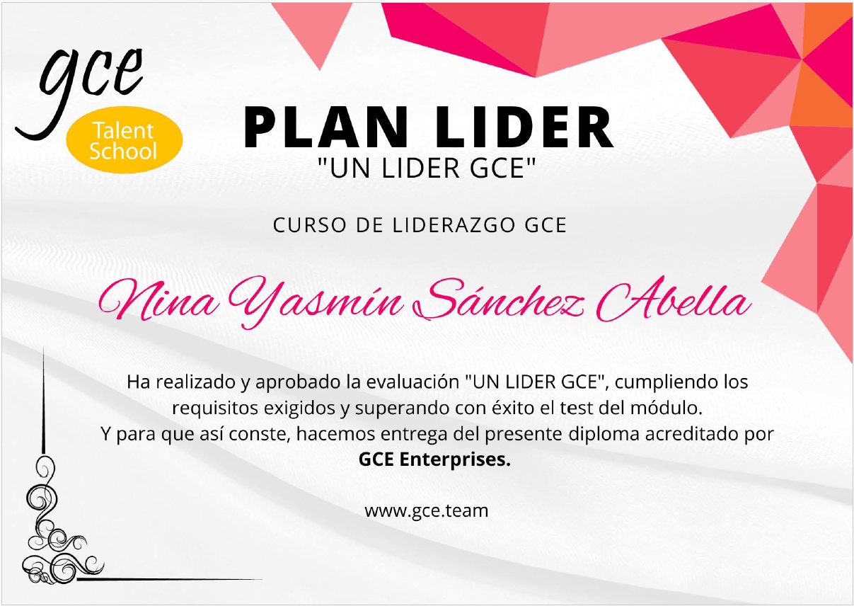 Nina Yasmín Sánchez Abella – GCE TEAM